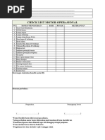 Checklist-Perawatan-Mobil | PDF