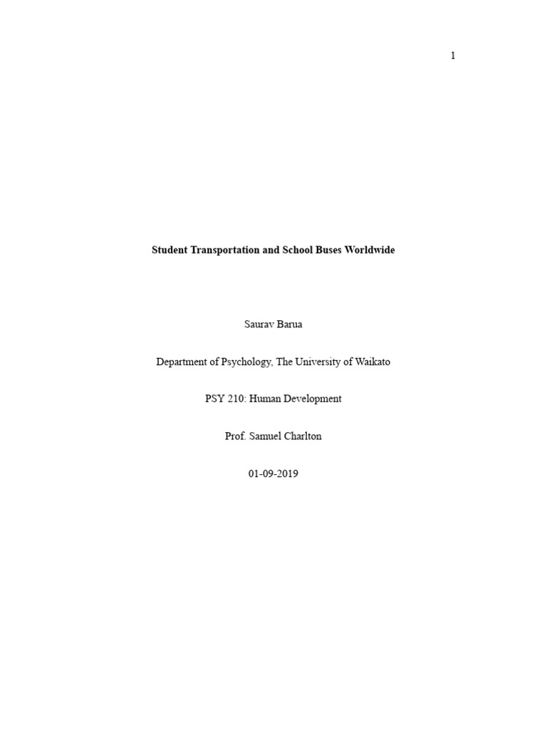 Global Student Transportation Insights | PDF | School Bus | Bus