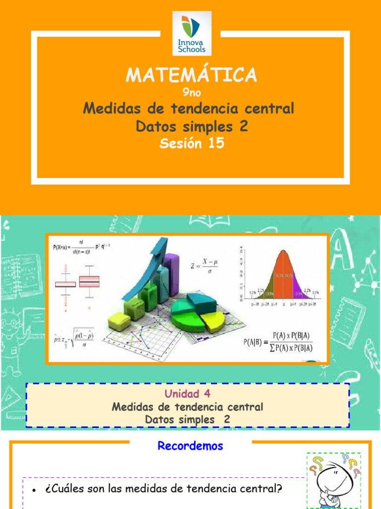 Medidas de Tendencia Central - Datos Simples 2 | Descargar gratis PDF ...