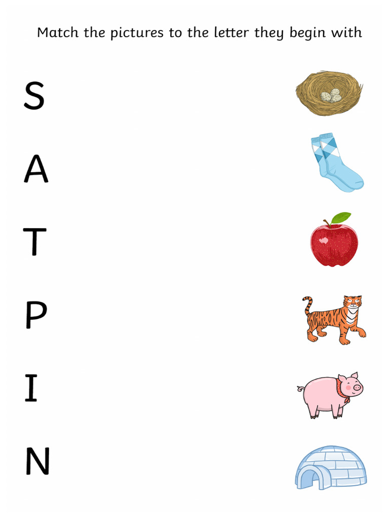 SATPIN Worksheet | PDF