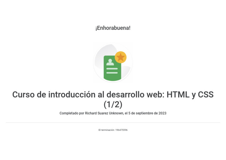 Curso de Introducción Al Desarrollo Web - HTML y CSS (1 - 2) - Google ...