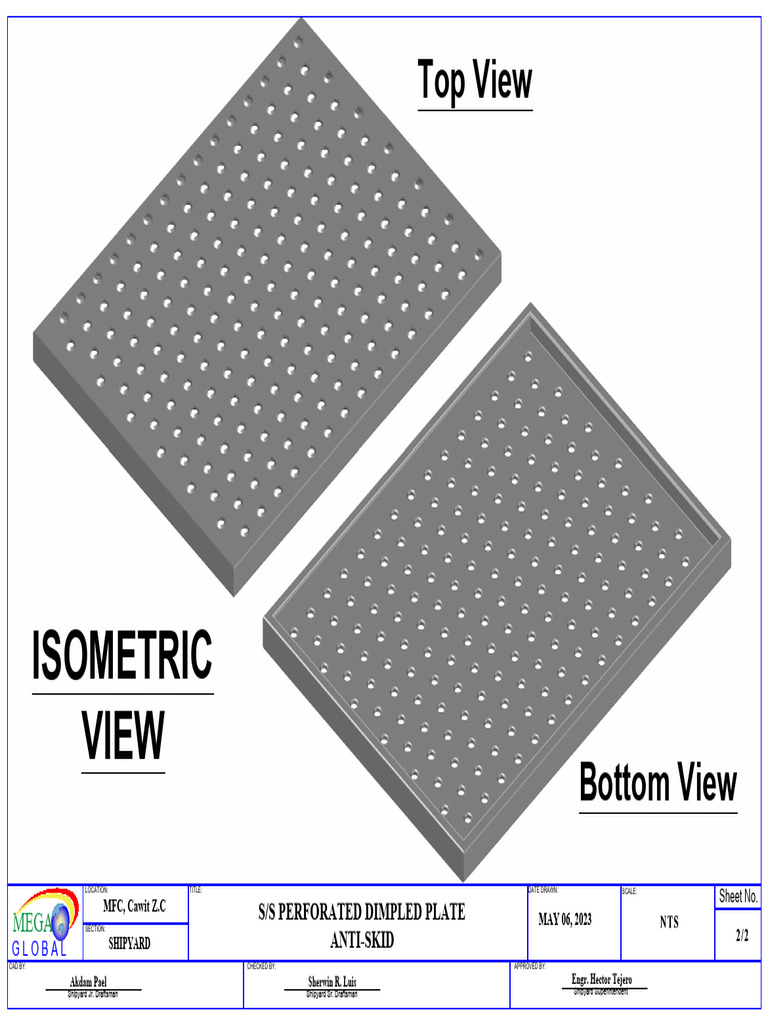 Stainless Steel Plate Holes Layout2 | PDF