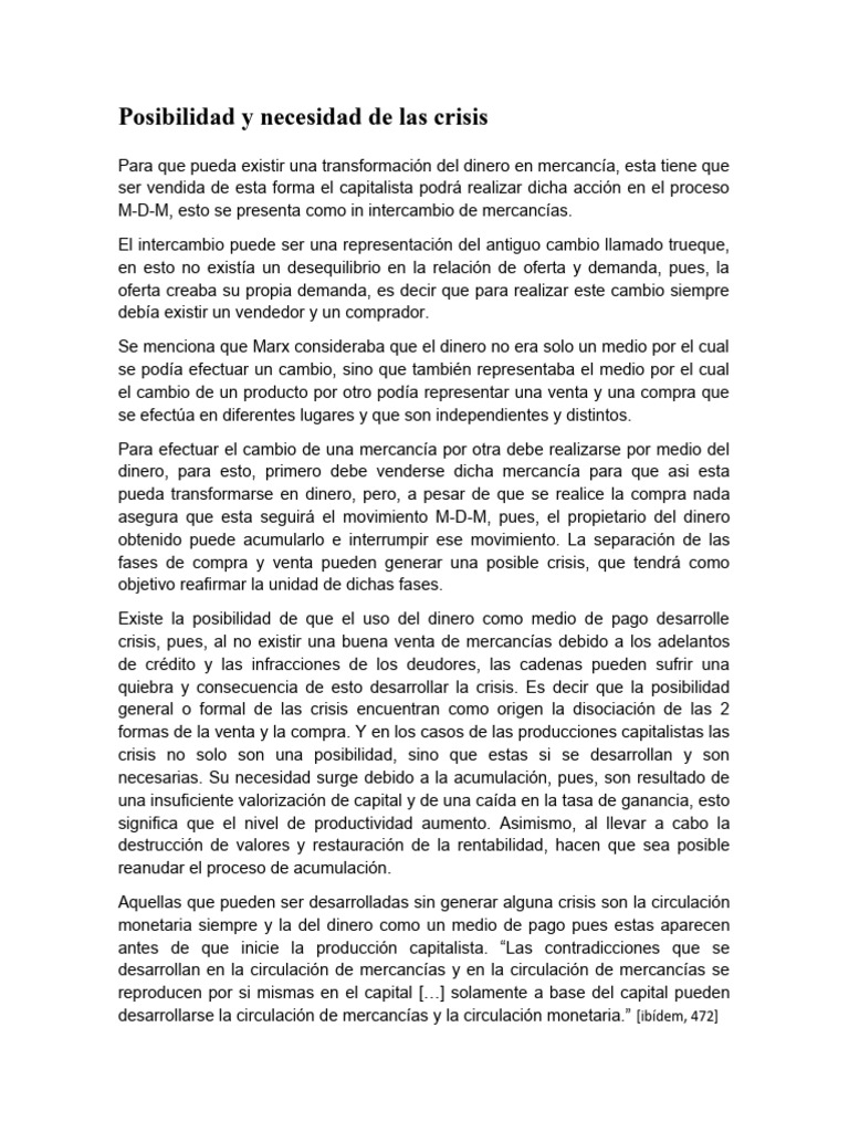 Capitulo 12 El Capital Karl Marx | PDF | Capital (economía ...