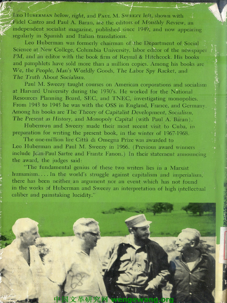Leo Huberman, Paul Marlor Sweezy Socialism in Cuba | PDF