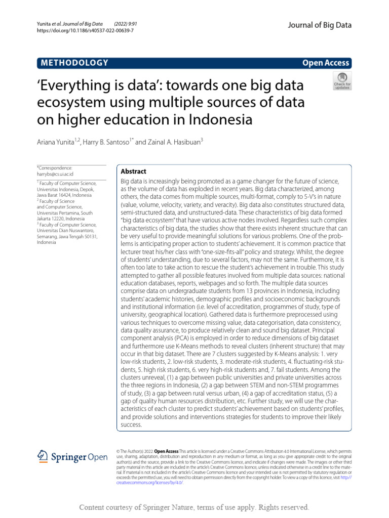 Big Data Environment | PDF | Principal Component Analysis | Big Data