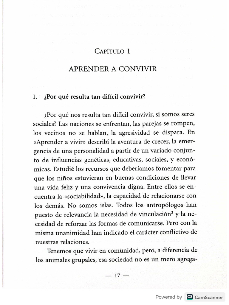 Aprender A Convivir Pdf