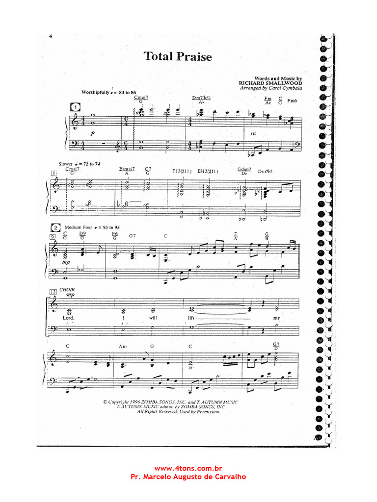 Total Praise Sheet Music Resources | PDF | Foreign Language Studies