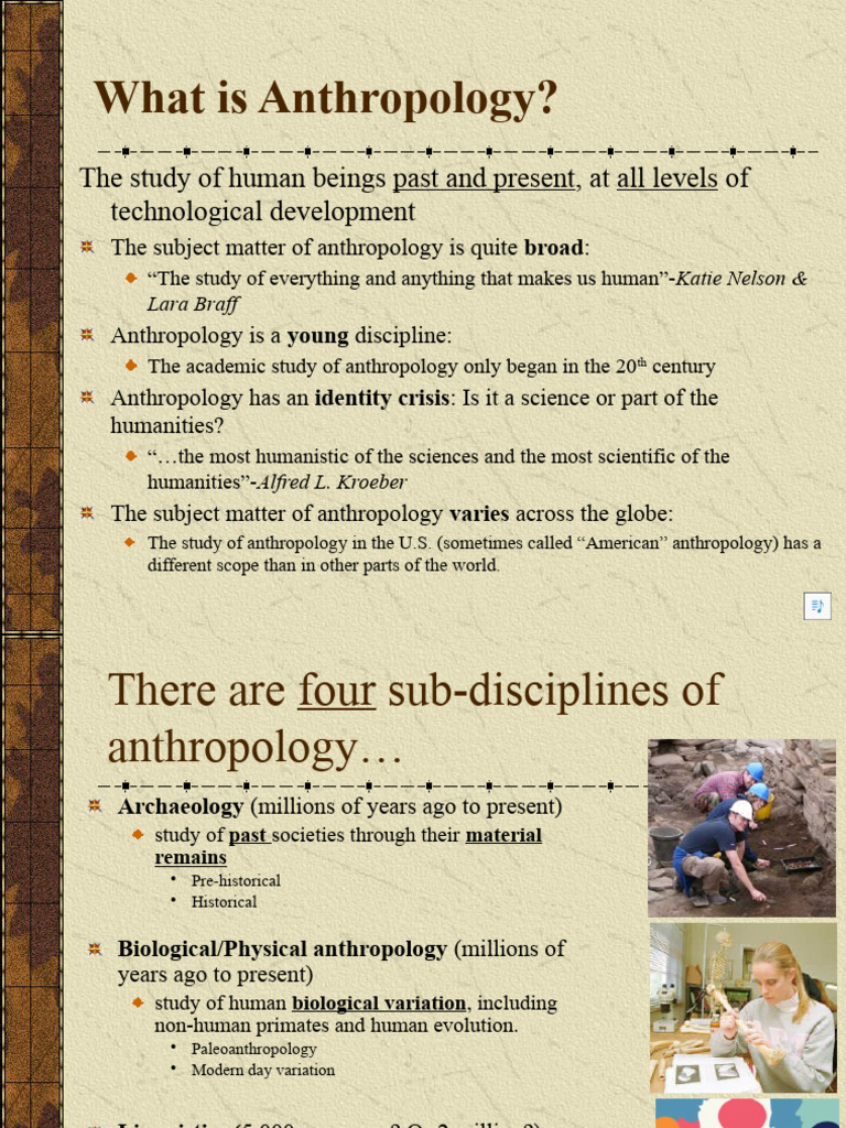 Understanding Anthropology: A Comprehensive Overview | PDF ...