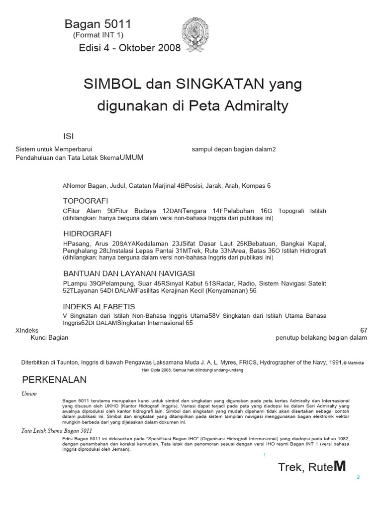 Translated Copy of Chart 5011 - Symbols and Abbreviations Used On ...