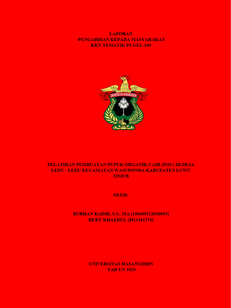 Laporan Pengabdian Kepada Masyarakat NEW | PDF