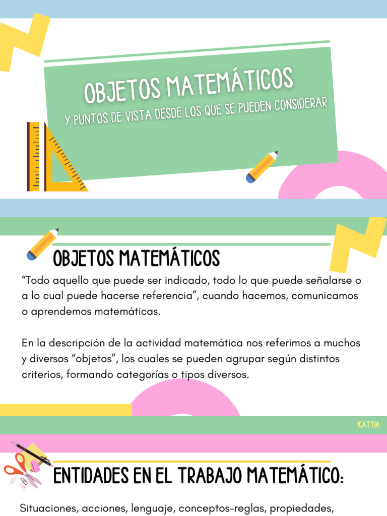 CLASE 1 Objetos Matemáticos | PDF | Número natural | Conjunto (Matemáticas)