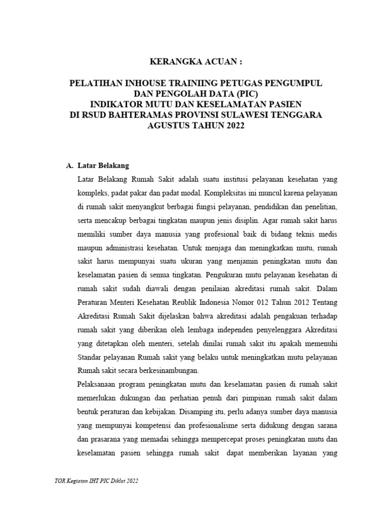 Tor Iht Pic Agst 2022 | PDF