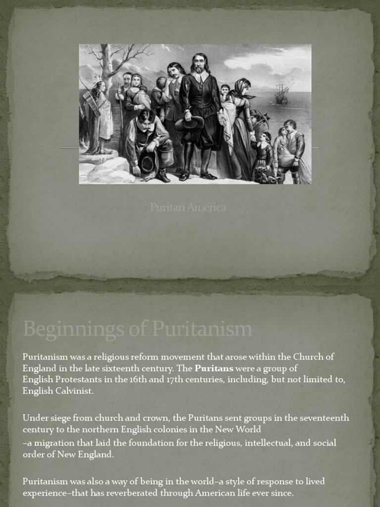 Puritan America SP 2022 | PDF | Plymouth Colony | Puritans