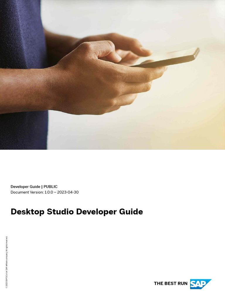 Desktop Studio Developer Guide | PDF | Window (Computing) | Application Software