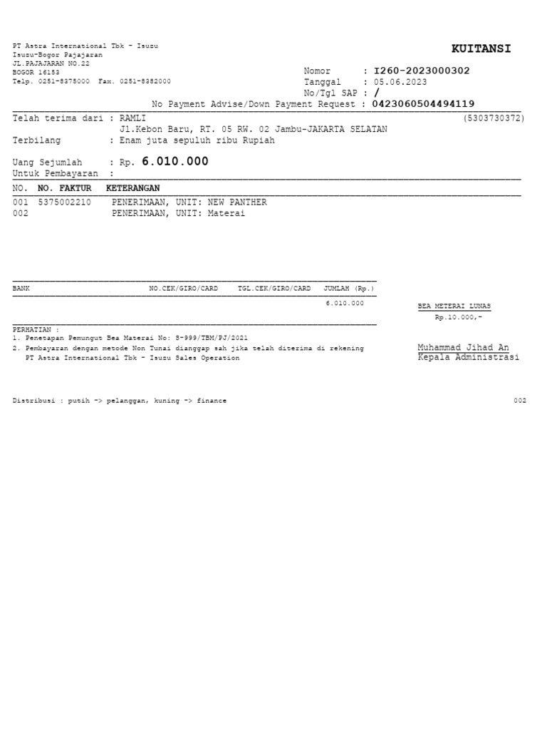 BSTKB Acc 2010 | PDF | Pengelolaan Keuangan & Uang