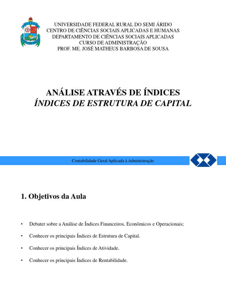 Contabilidade Geral - Ndices de Estrutura Rentabilidade e Atividade - 21.07.20 | PDF | Custo de ...