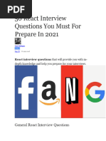 React JS Notes | PDF | Java Script | Html
