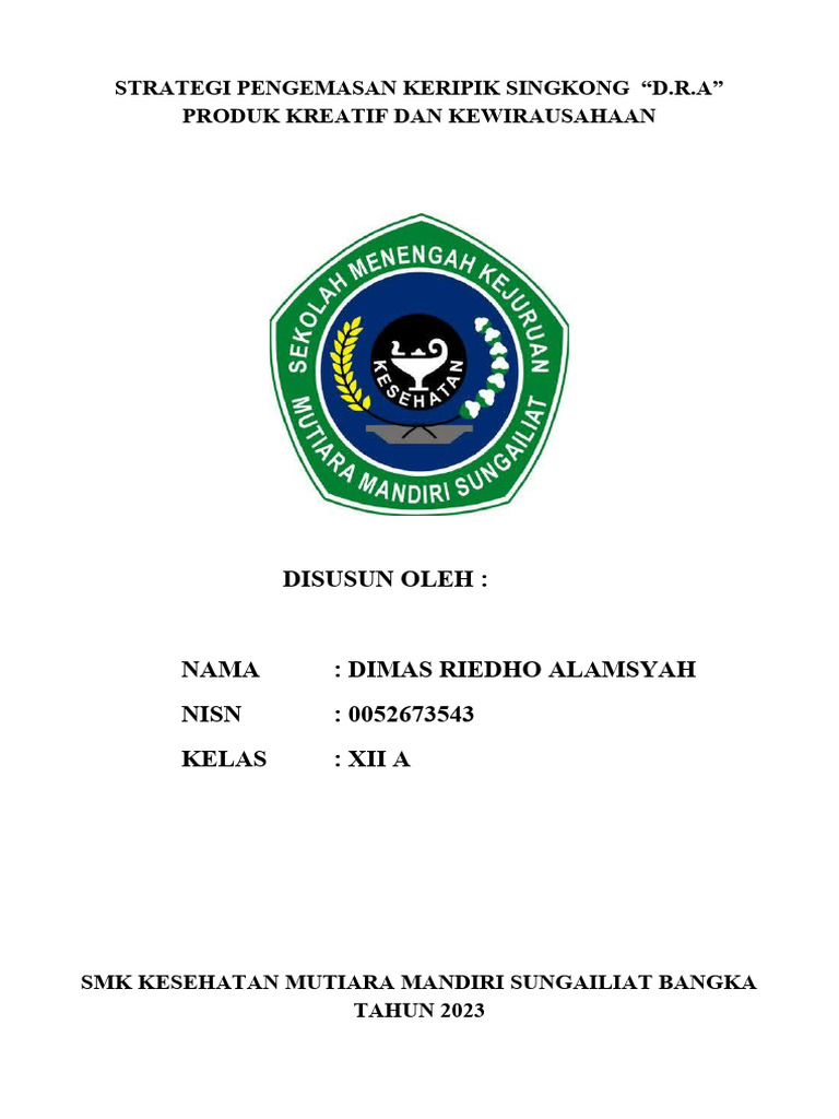 Laporan Produk Dimas Anjay Mabar | PDF | Bisnis