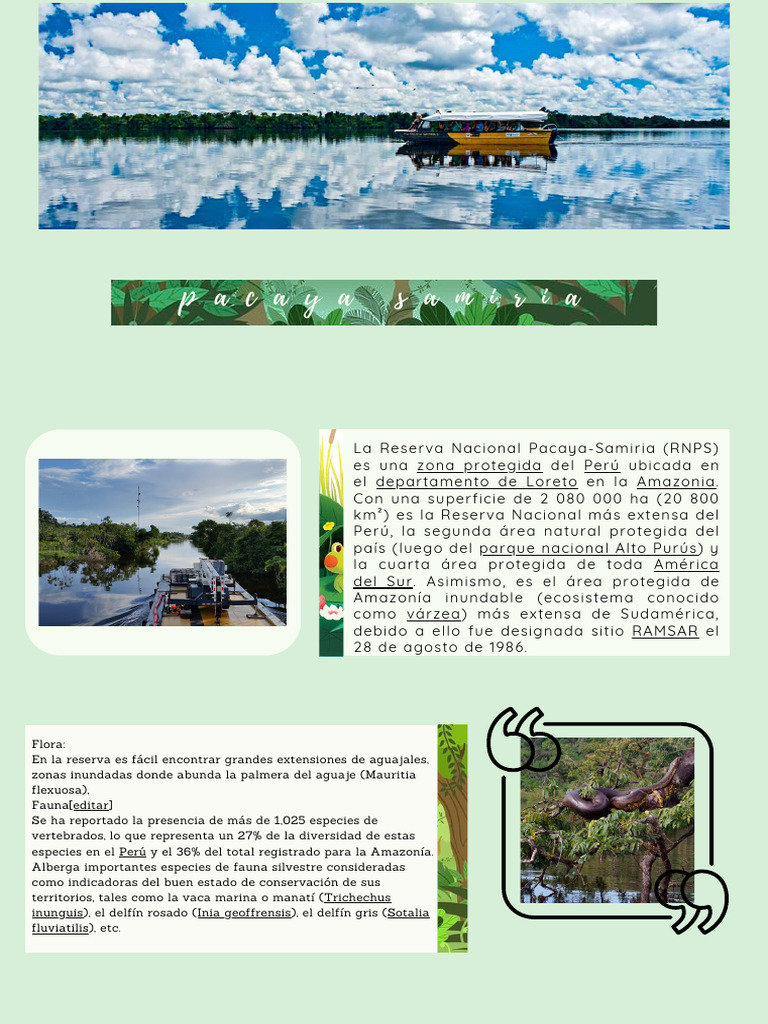 Pacaya Samiria | PDF