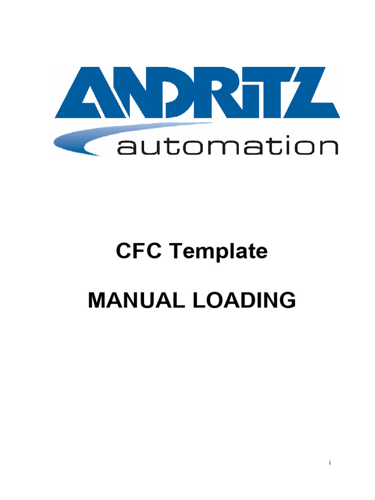 Documentation CFC Templates Manual Loading Box - Rev.01 | PDF ...