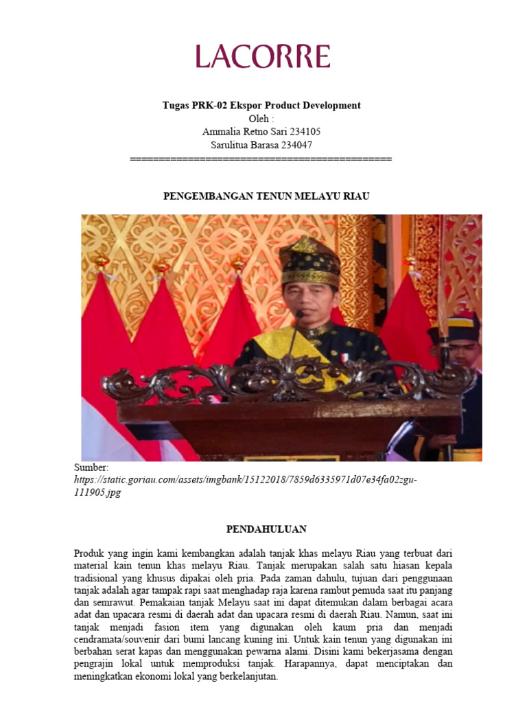 PLC-01 Tugas PRK-02 Ekspor Product Development | PDF