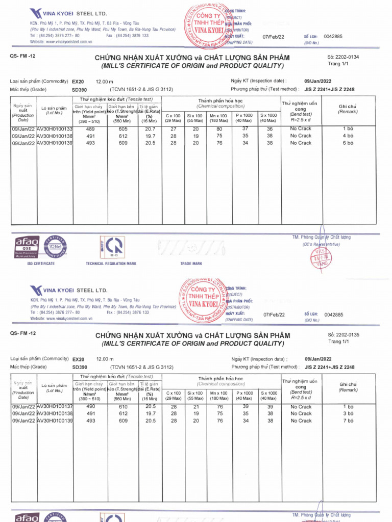 D10,12,14,16,18,20,25 SD390 | PDF | Solid Mechanics | Materials Science