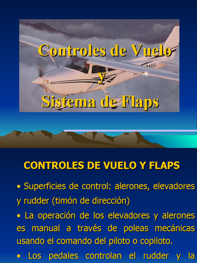 05 Controles de Vuelo y Flaps | PDF