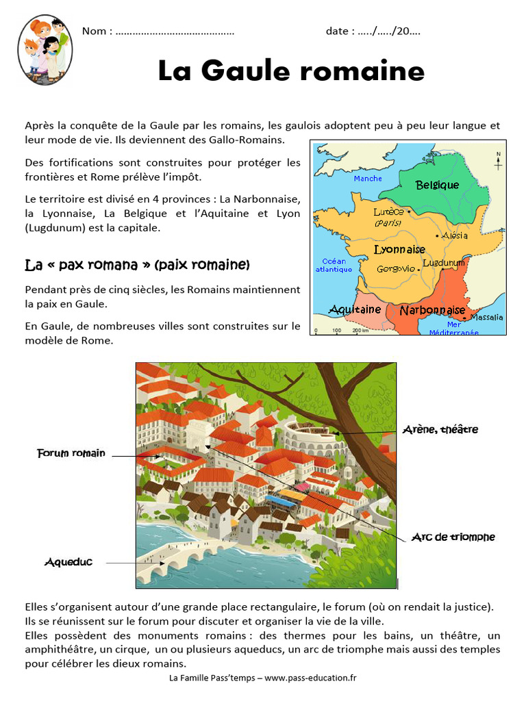 La Romanisation de la Gaule | PDF | Rome antique | Gaule