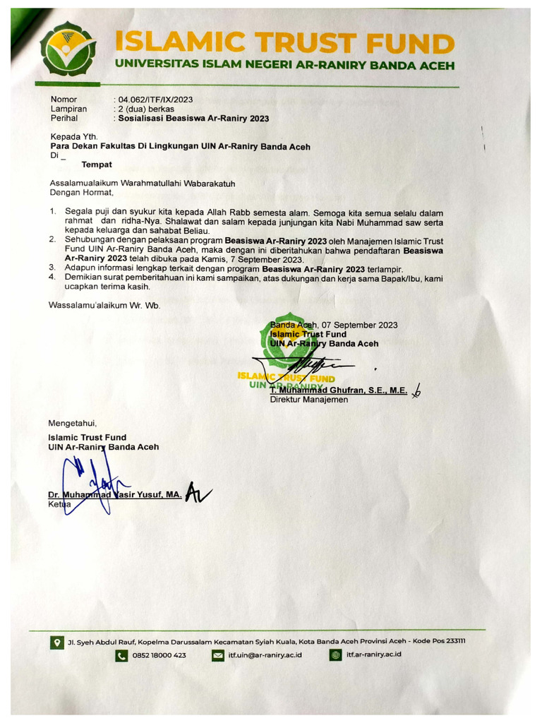 Islamic Trust Fand | PDF