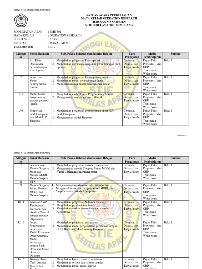 M SAP Operation Research | PDF