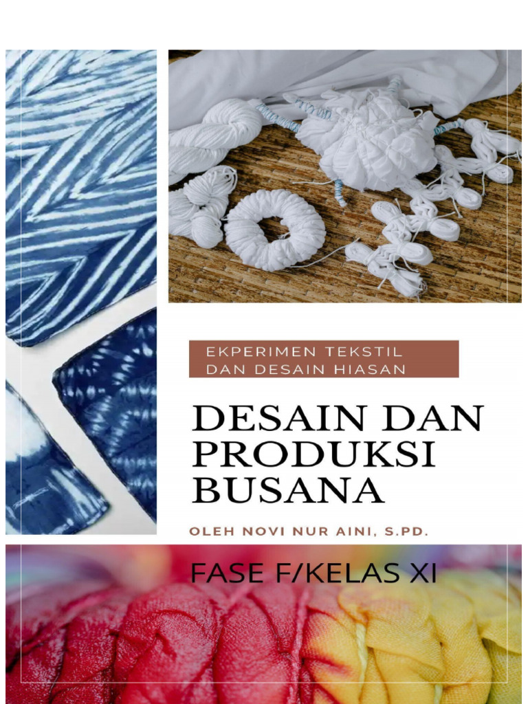 Modul Ajar DPB Tekstil | PDF