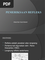 Pemeriksaan Refleks Fisiologis | PDF