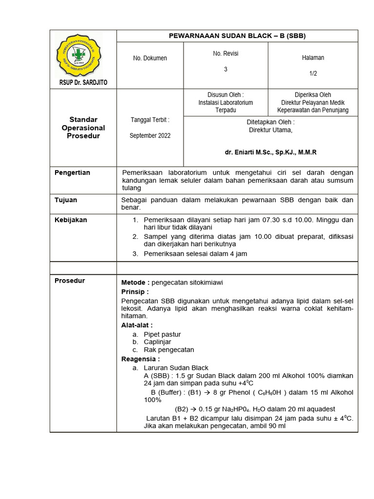 SOP Pengecatan SBB | PDF