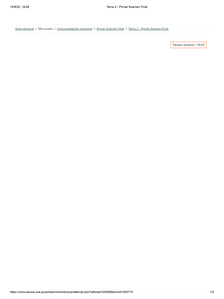 Tema 2 - Primer Examen Final | PDF