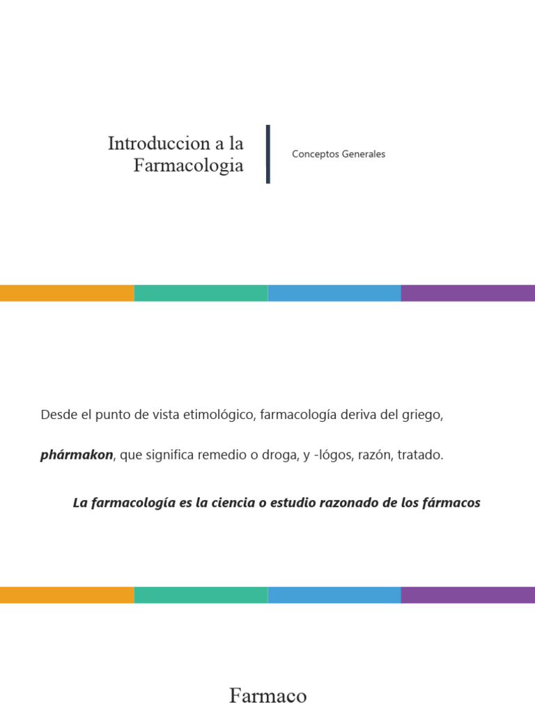 Introduccion A La Farmacologia | Descargar gratis PDF | Medicamentos con receta | Farmacología