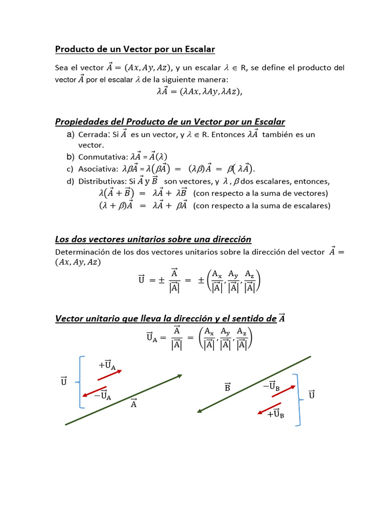 6 Algebra de Vectores 2 - 054021 | PDF | Escalar (Matemáticas) | Vector ... 6 Algebra de Vectores 2 - 054021 | PDF | Escalar (Matemáticas) | Vector ...