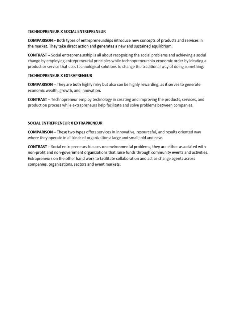 Technopreneur X Social Entrepreneur | PDF