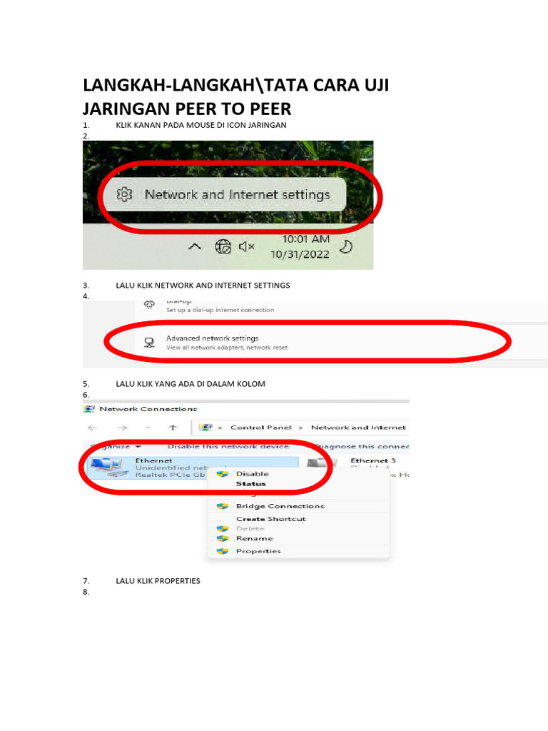 Uji Jaringan Peer To Peer | PDF