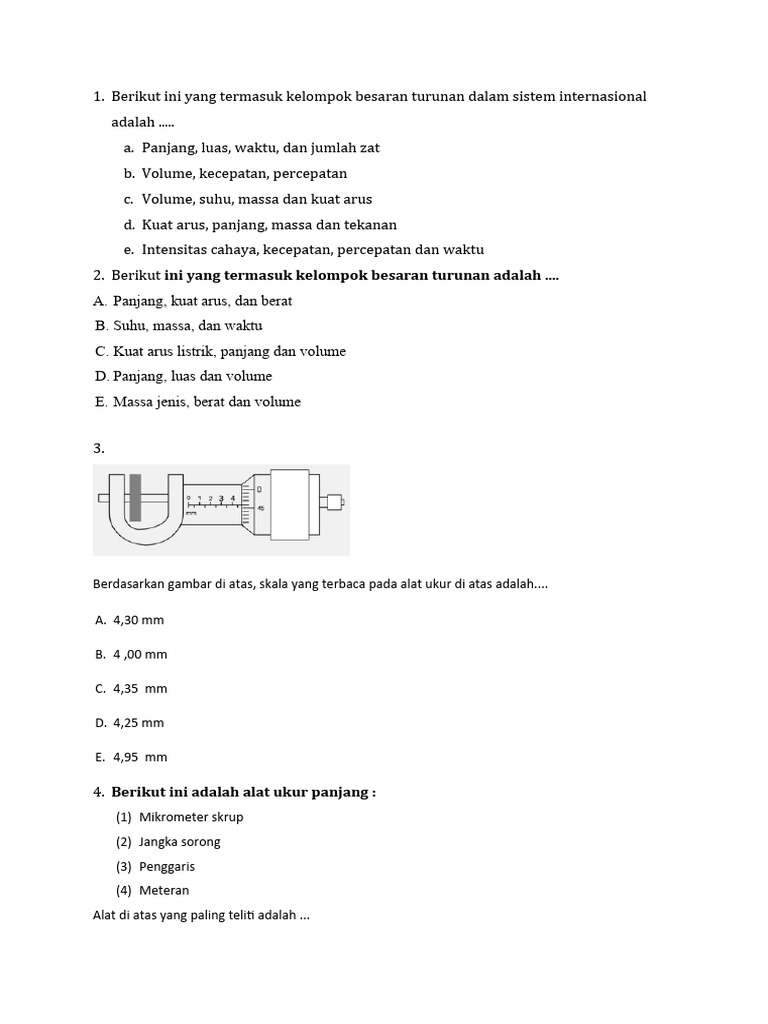 Latihan Soal Usp | PDF | Sains & Matematika | Teknologi & Rekayasa