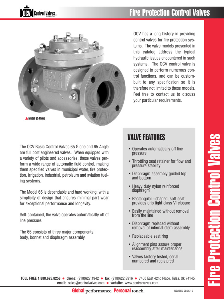 65FC Basic Valve Series | PDF | Valve | Iso 9000