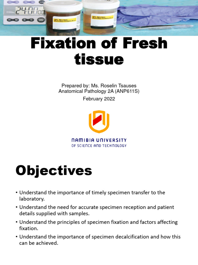 Fixation | PDF | Fixation (Histology) | Histopathology