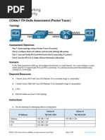 CCNA 1 ITN (Version 7.00) Final PT Skills Assessment (PTSA) Answers2 | PDF | Computer Network ...