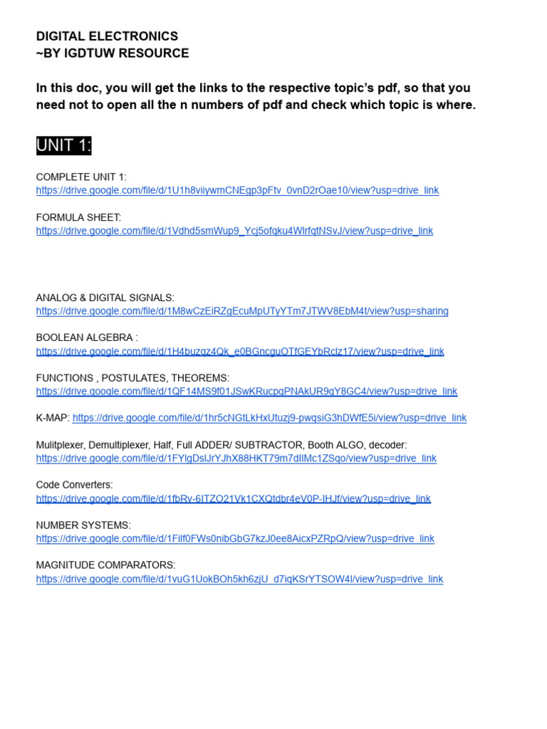 Compiled Notes | PDF | Logic Gate | Digital Electronics