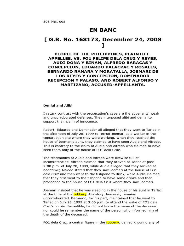 Denial and Alibi | PDF | Witness | Testimony