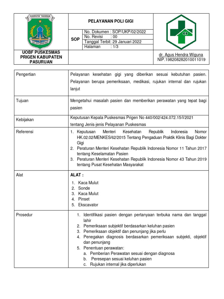 2 Sop Poli Gigi | PDF
