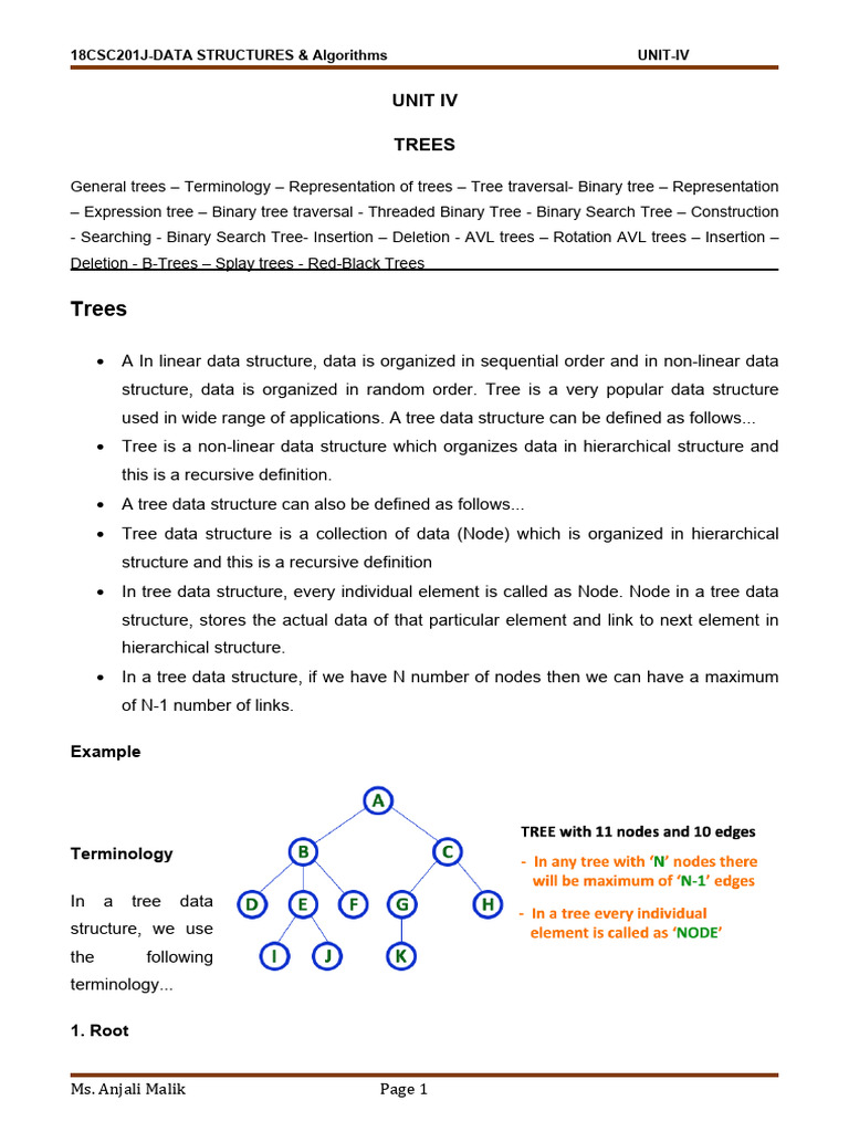 DSA-Unit 4 | PDF | Information Retrieval | Data Management