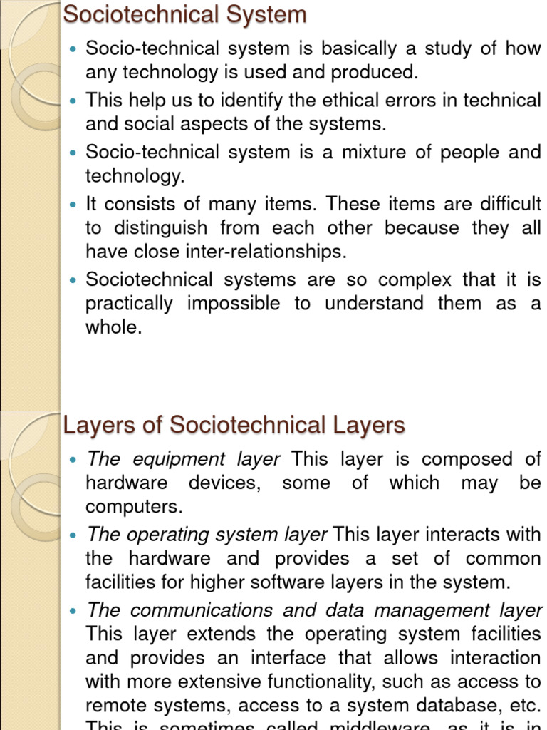 Unit 10 Sociotechnical System Pdf System Reliability Engineering