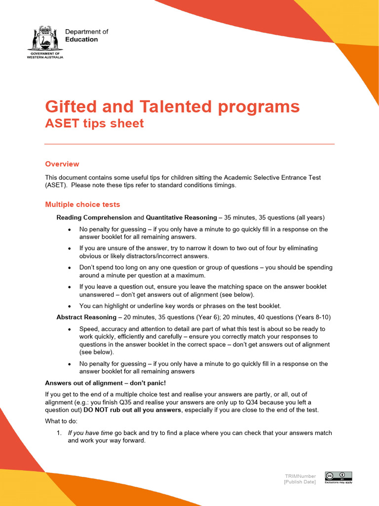 Aset Tips Sheet 2023-20230827-182034 | PDF | Multiple Choice | Human ...