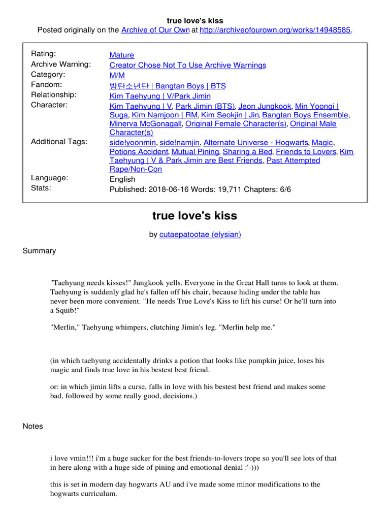 True Loves Kiss | PDF