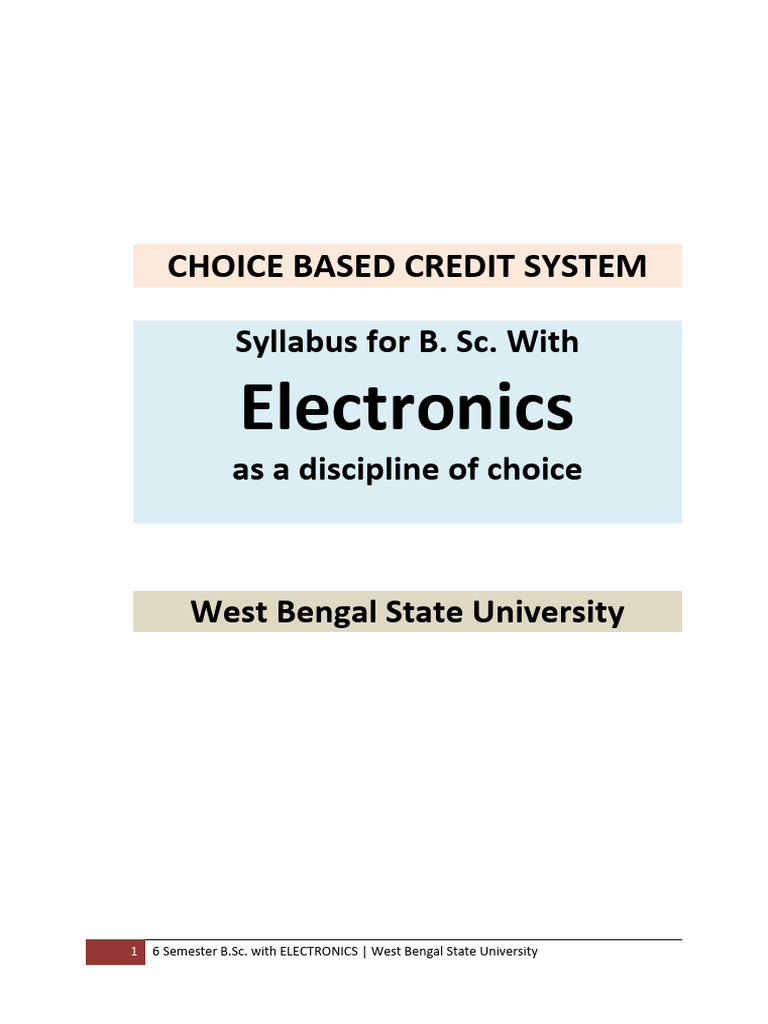 Electronics General Cbcs Draft Syllabus | PDF | Antenna (Radio) | Modulation